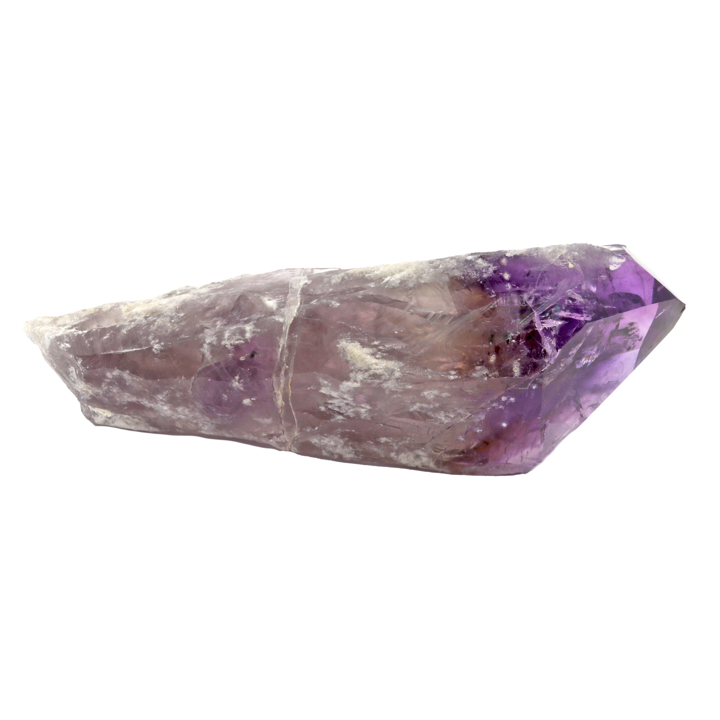 Bahia Amethyst Crystal Point With Phantom Inclusions - Rare Earth Gallery