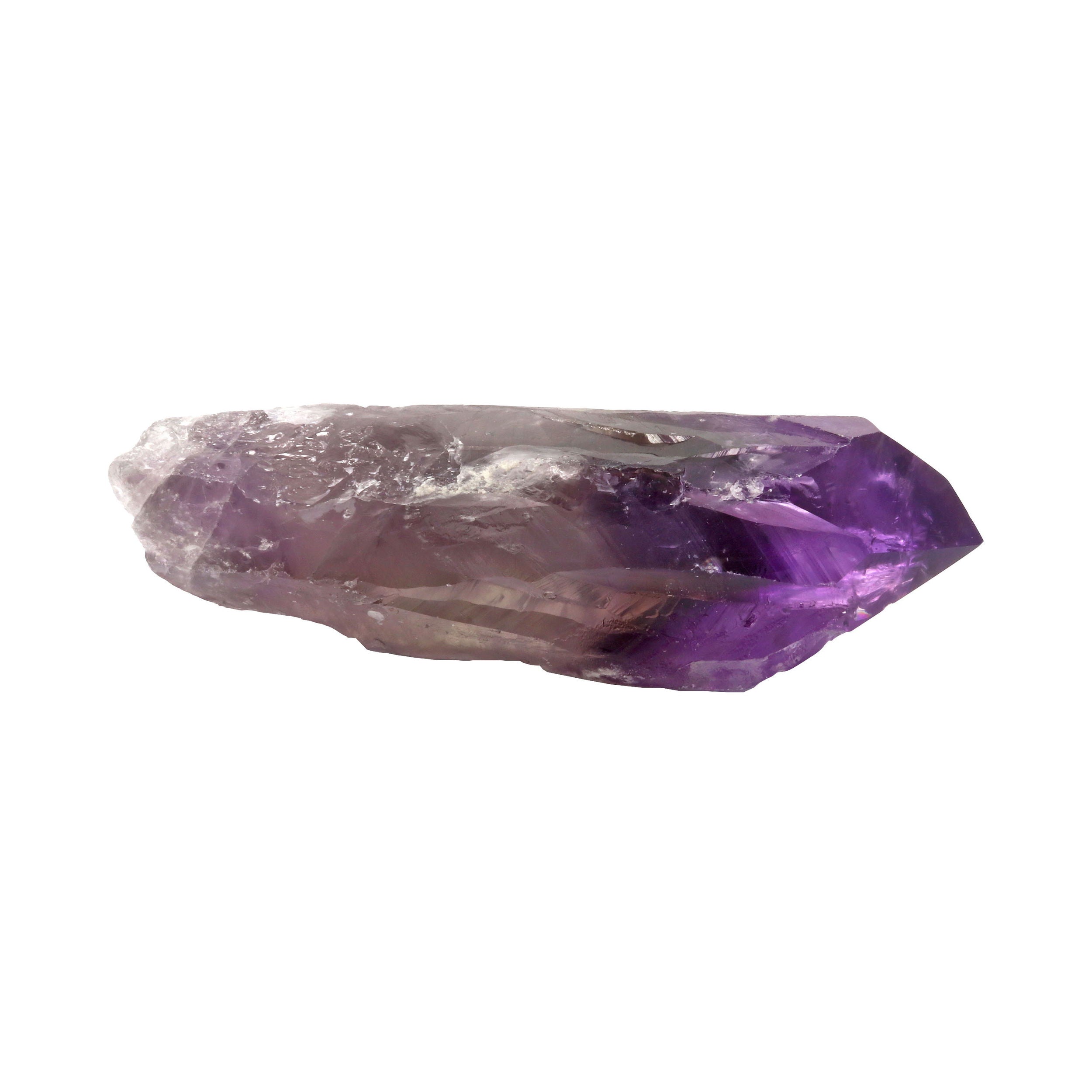Bahia Amethyst Crystal Point With Phantom Inclusions - Rare Earth Gallery