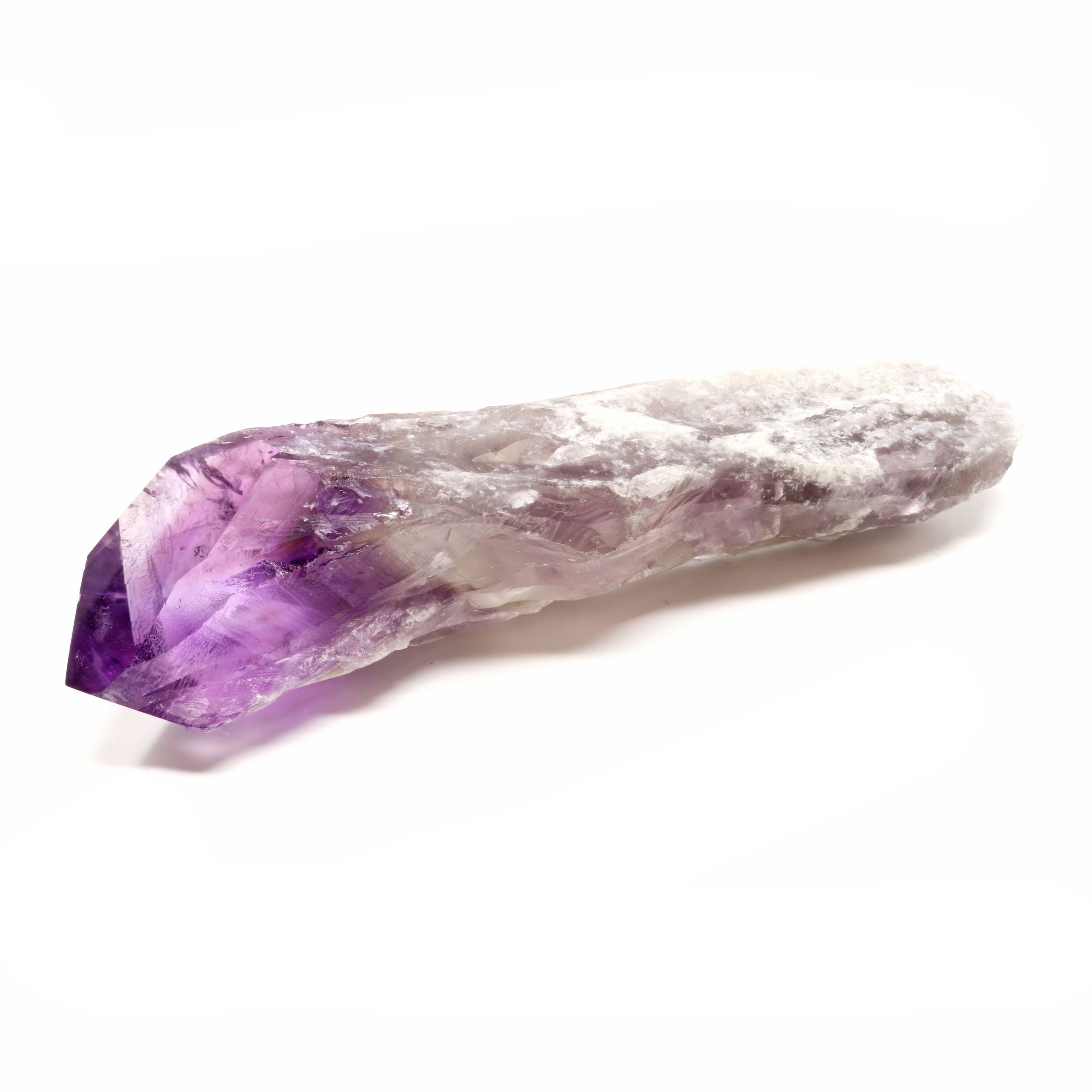 Bahia Amethyst Crystal Point With Phantom Inclusions - Rare Earth Gallery