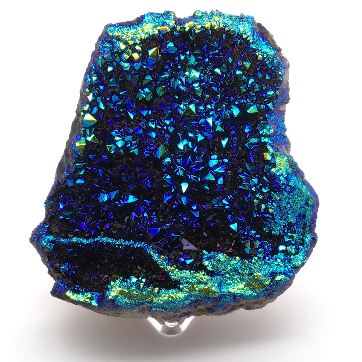 Black Titanium Coated Moroccan Geode Cup on Lucite Stand – Rare Earth ...